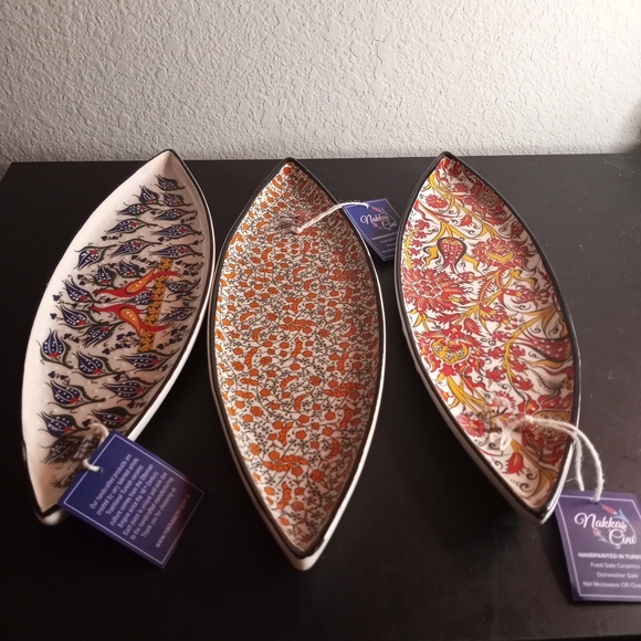 Nakkas Cini | Art | Nwt Nakkas Cini Turkey Handpainted Ceramic 4x2 ...